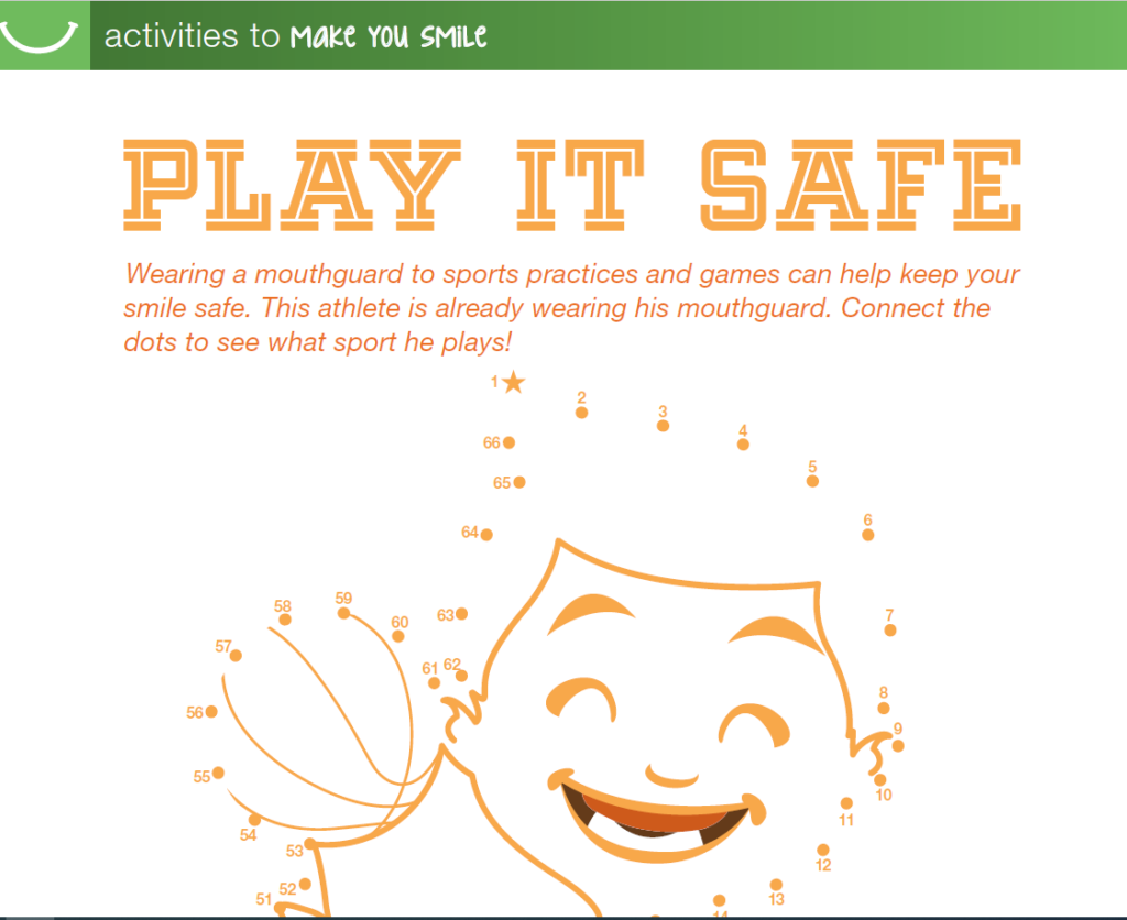 Mouth Safety: Handouts and Worksheets - Healthy Smile Learning