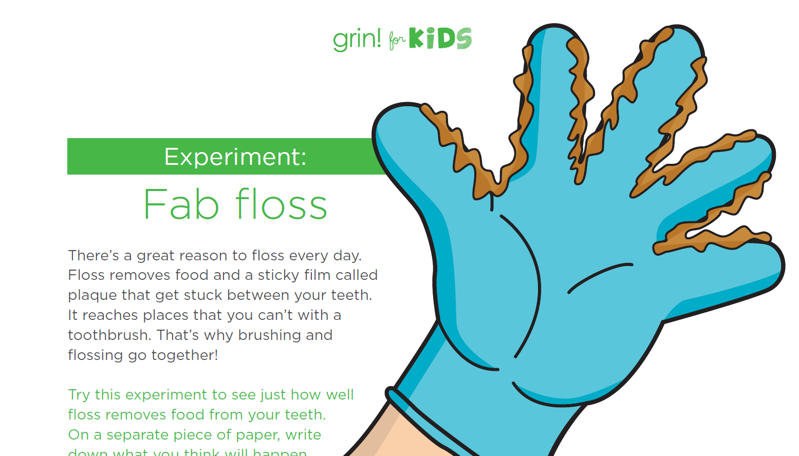 Brushing & Flossing: Handouts and Worksheets - Healthy Smile Learning