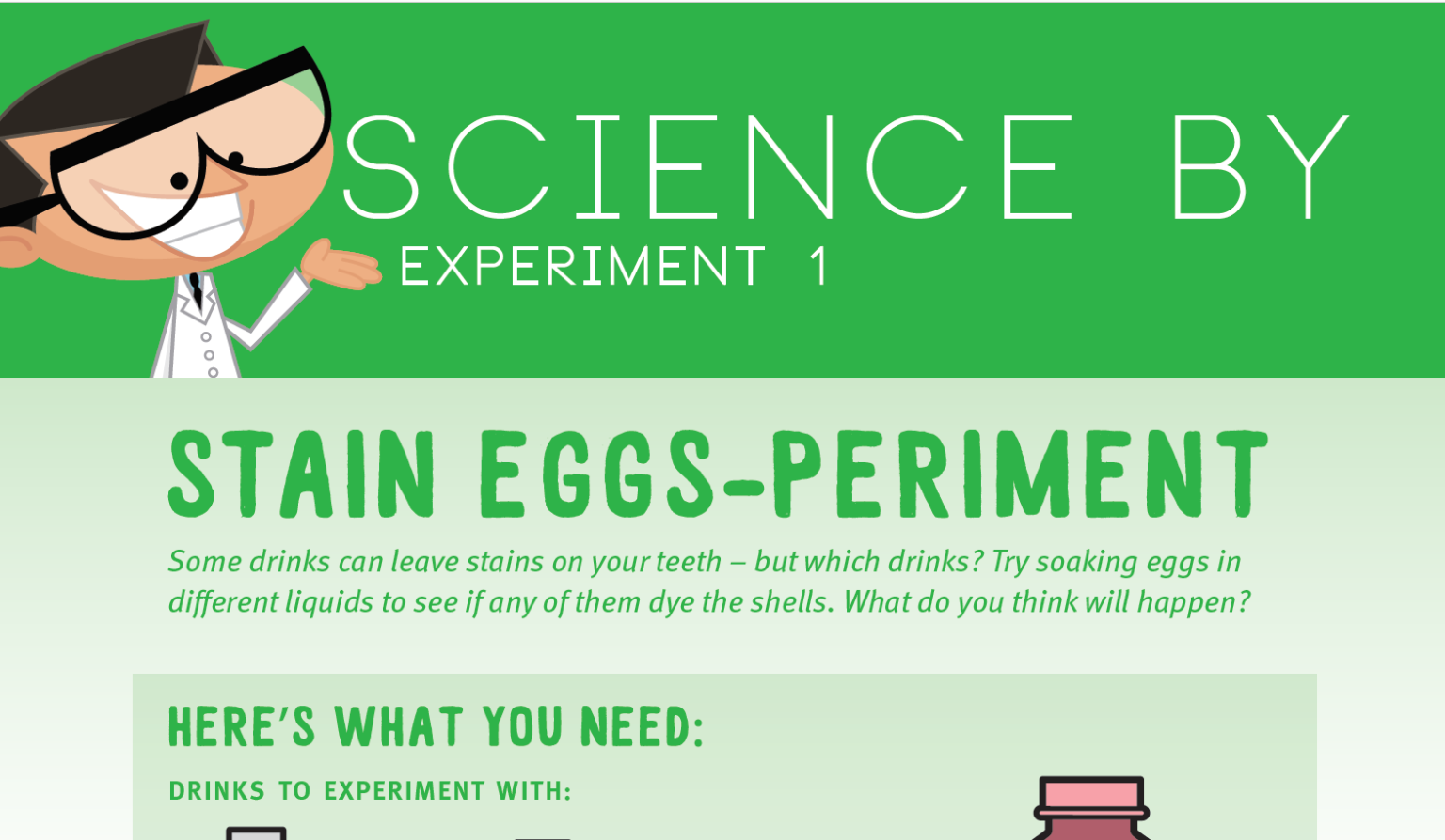 Stained Enamel Egg-Speriment! - Healthy Smile Learning