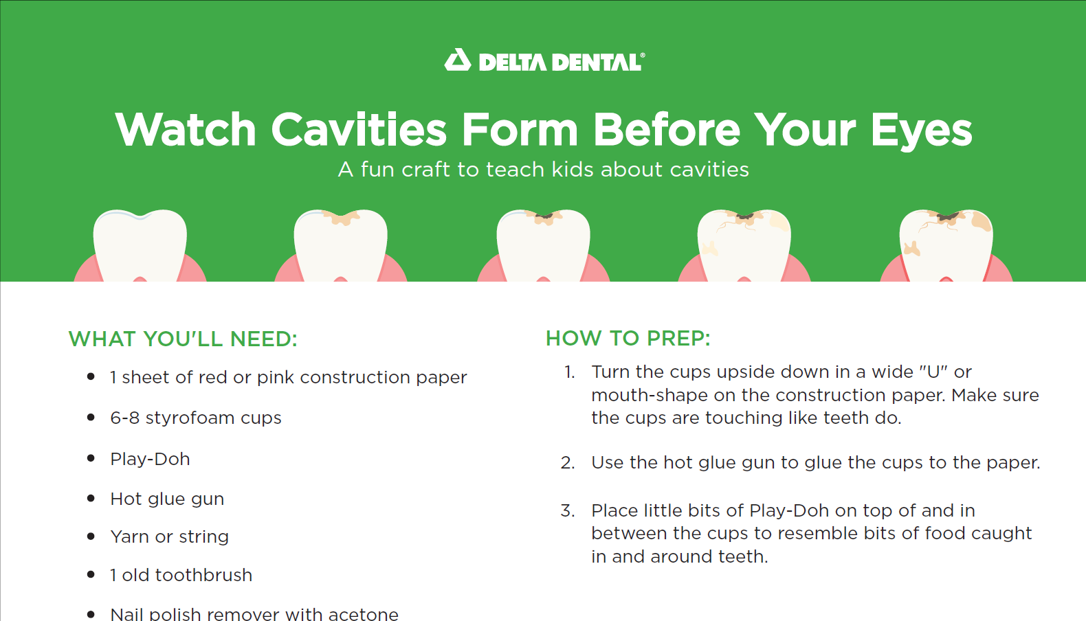 Brushing & Flossing: Handouts and Worksheets - Healthy Smile Learning